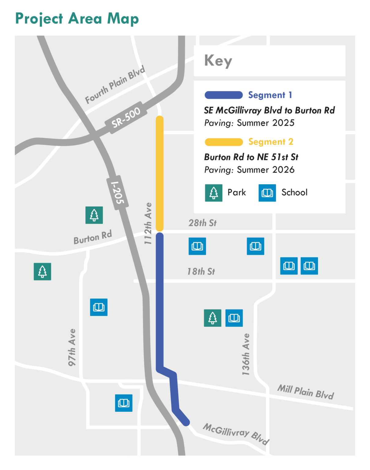 112th Avenue -The City of Vancouver, WA